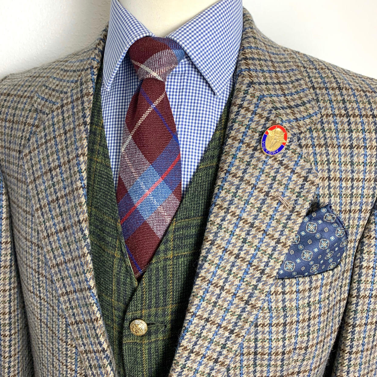 Vintage AVOCA Handweavers 100% Wool TWEED Blazer ~ 40 Reg to | Sparrows ...