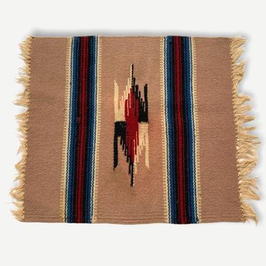 Vintage Native American CHIMAYO Weaving ~ 14" x 13" ~ | Sparrows ...
