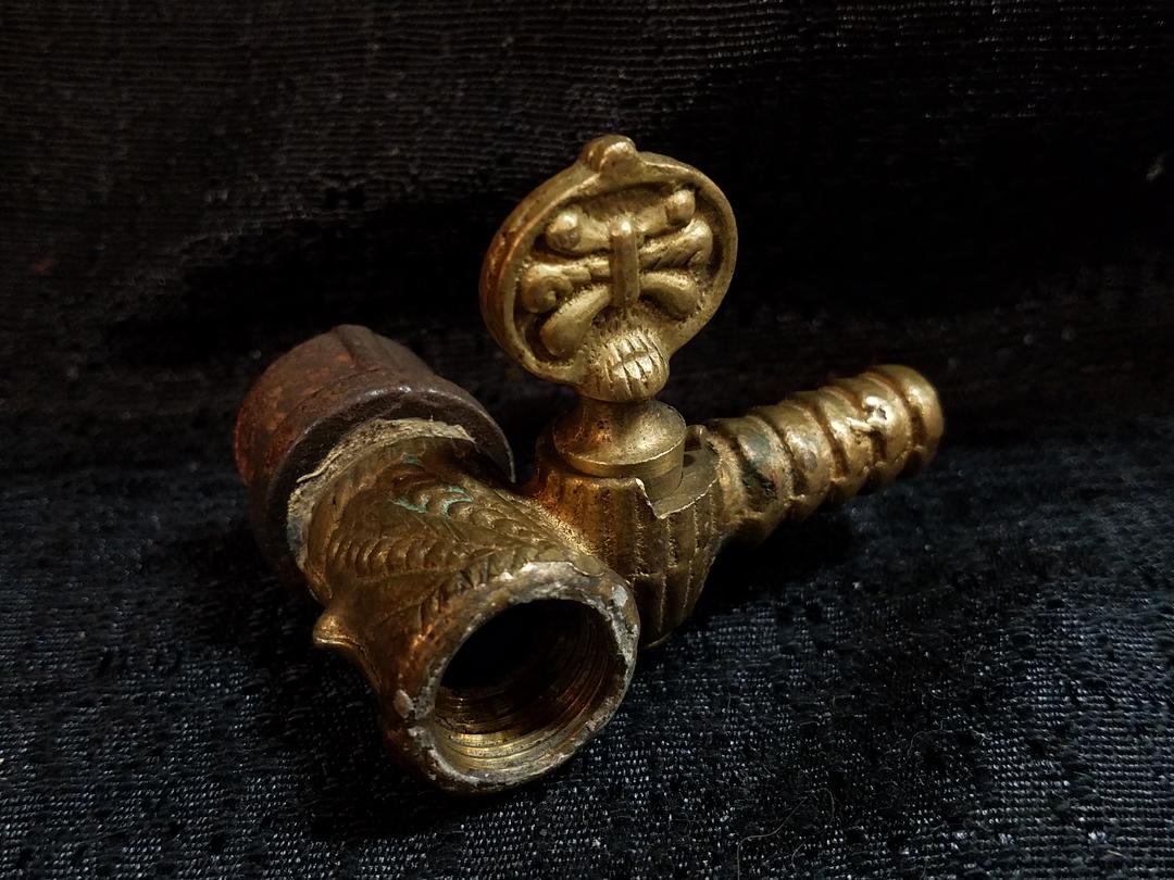 Victorian Brass Gas Light Valve | Earthwise Architectual Salvage ...