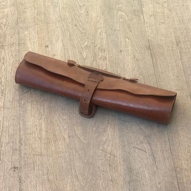 Antique Leather Map & Document Holder Bag | North Grove Antiques ...