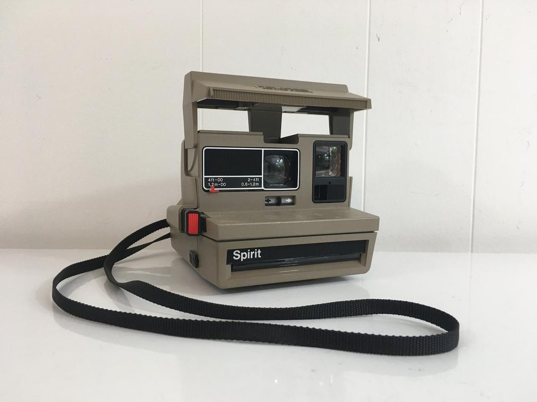 Vintage Polaroid Spirit Camera 600 Rainbow Stripe Instant Film ...