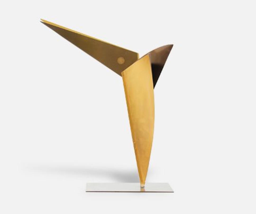 Mid-Century Modern Abstract Cubist Bird Sculpture | Danish Modern LA ...