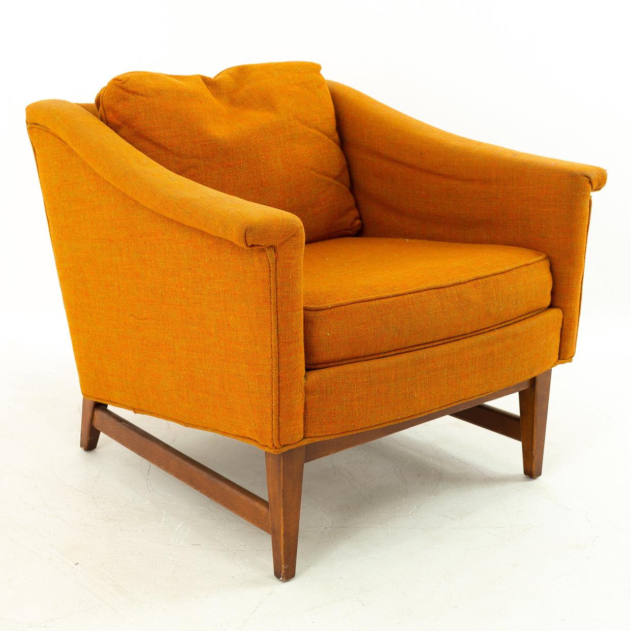 Selig Showcase Mid Century Upholstered Lounge Chair - | Modern Hill ...