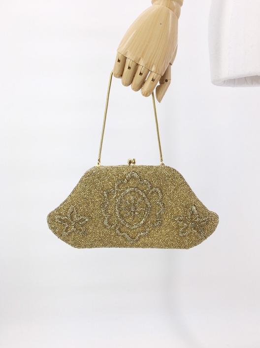 Handbags 1960's Gold Hand Clutch Bags & Purses newaligner.com.br