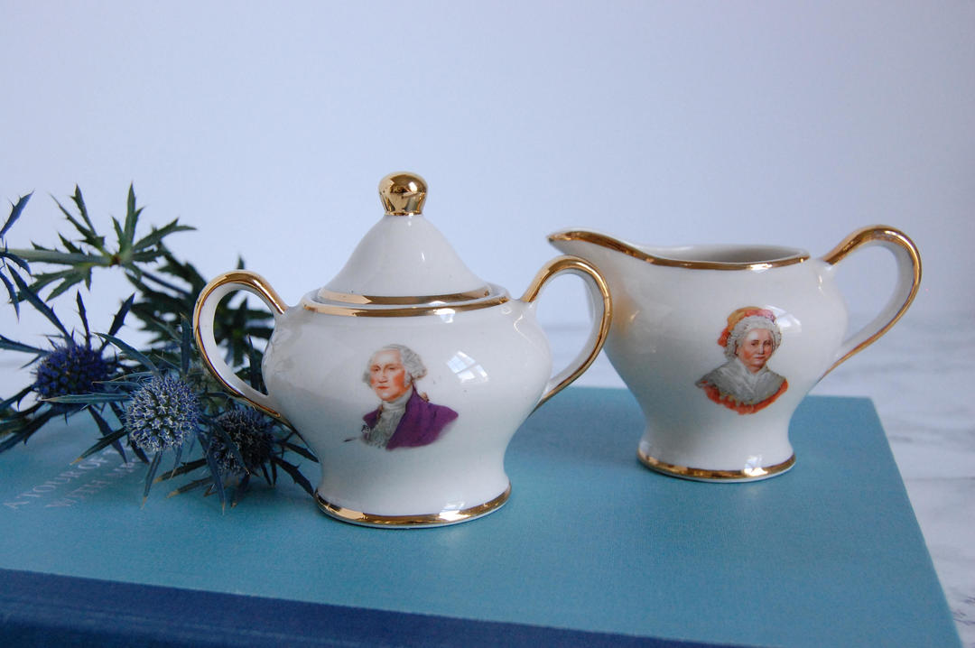 George Washington Tea Set - George and Martha Washington Sugar ...