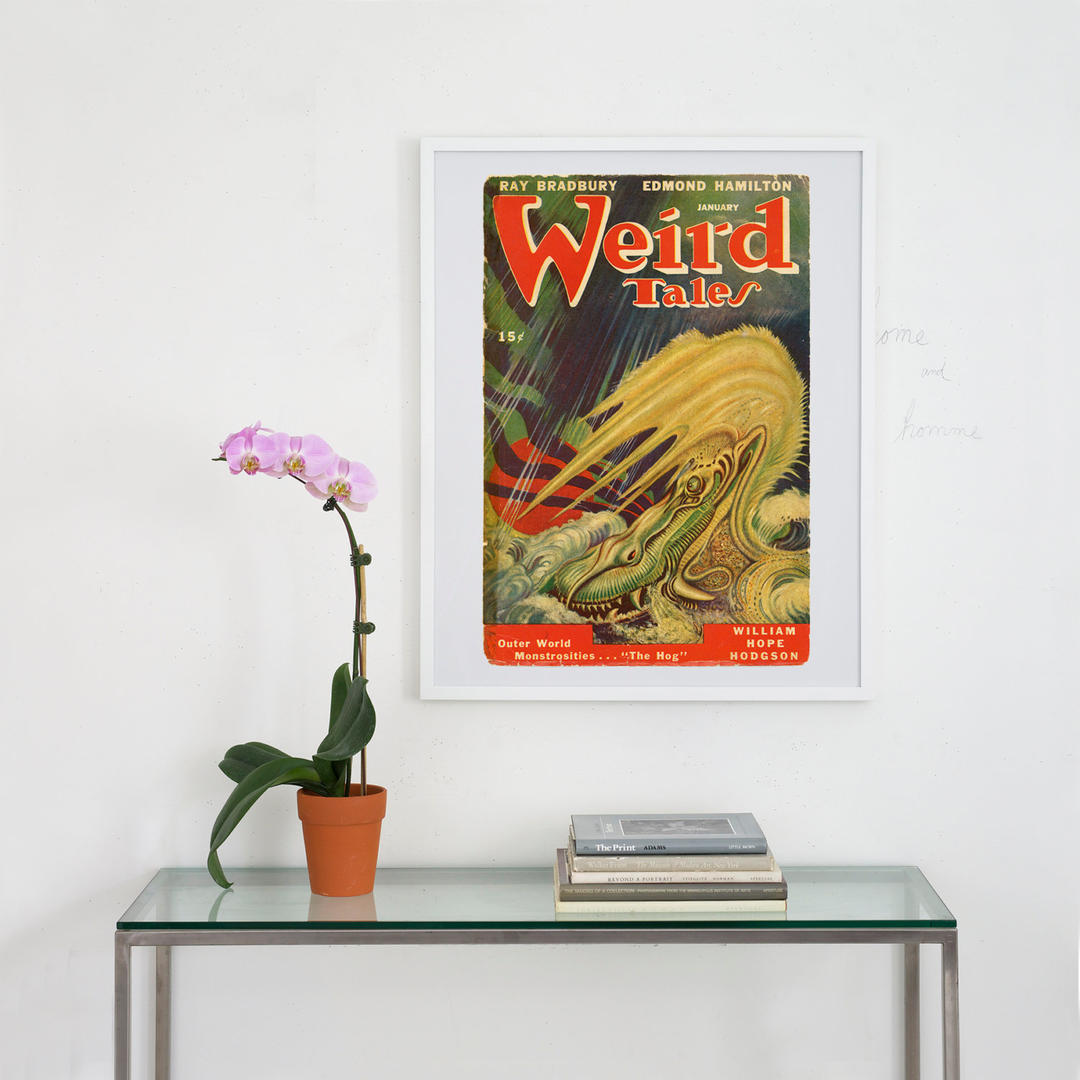 weird tales magazine cover art print, archival cover art print, | Pulp ...