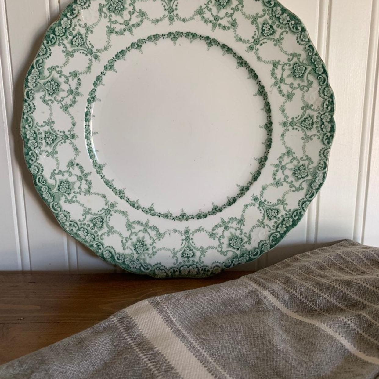 Vintage Royal Bassett 'Venice' ~ Scalloped Plate Platter~ Antique ...