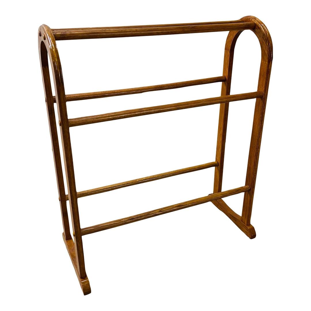 Vintage Oak Wood Quilt Rack | 2bModern | Amherst, NH