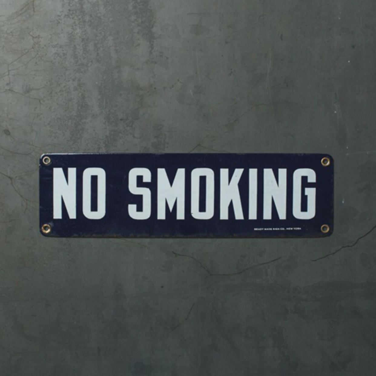 No Smoking Sign | Provenance - Philadelphia | ATTIC