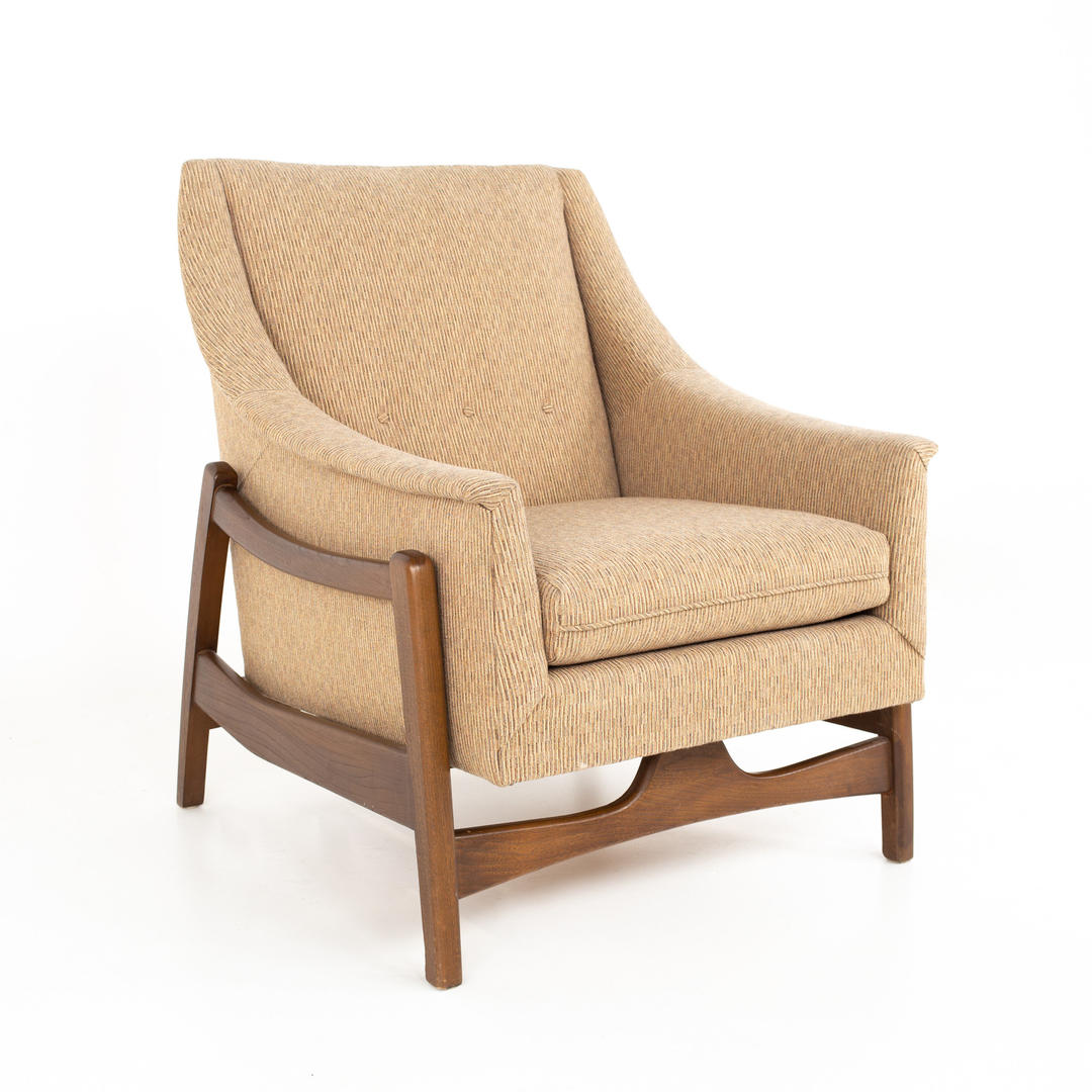 Mid Century Upholstered Stationary Rocking Chair - mcm | Modern Hill ...