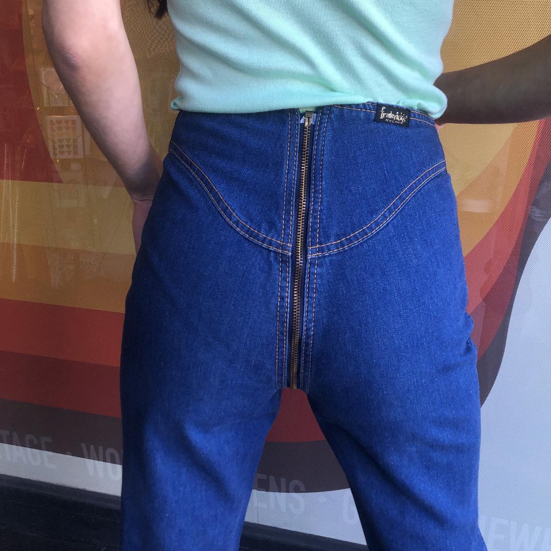 70's Frederick's Front to Back Zipper Jeans | La Loupe Vintage | San ...