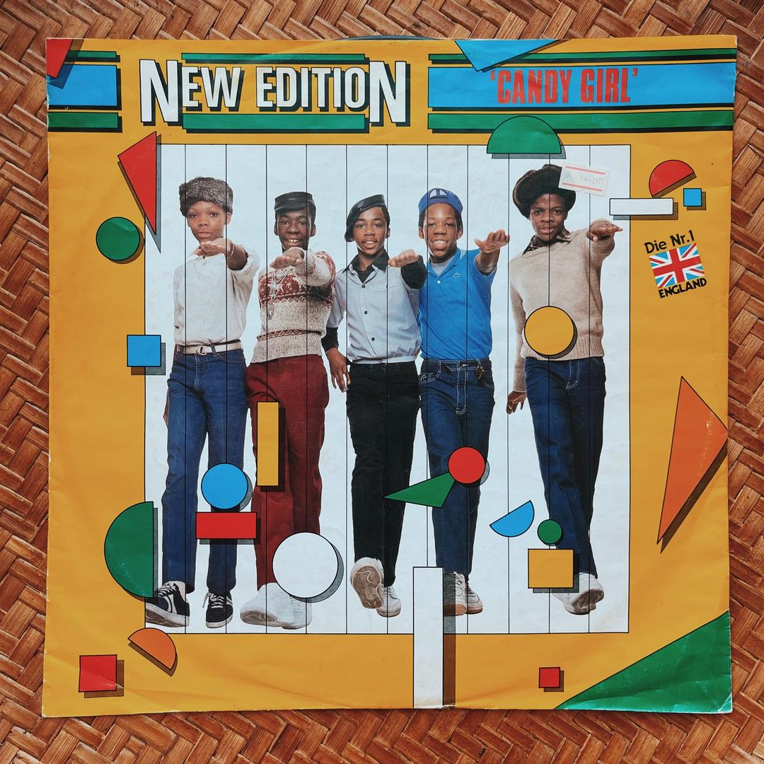 Vintage New Edition "Candy Girl" Vinyl Record | BLK MKT Vintage ...
