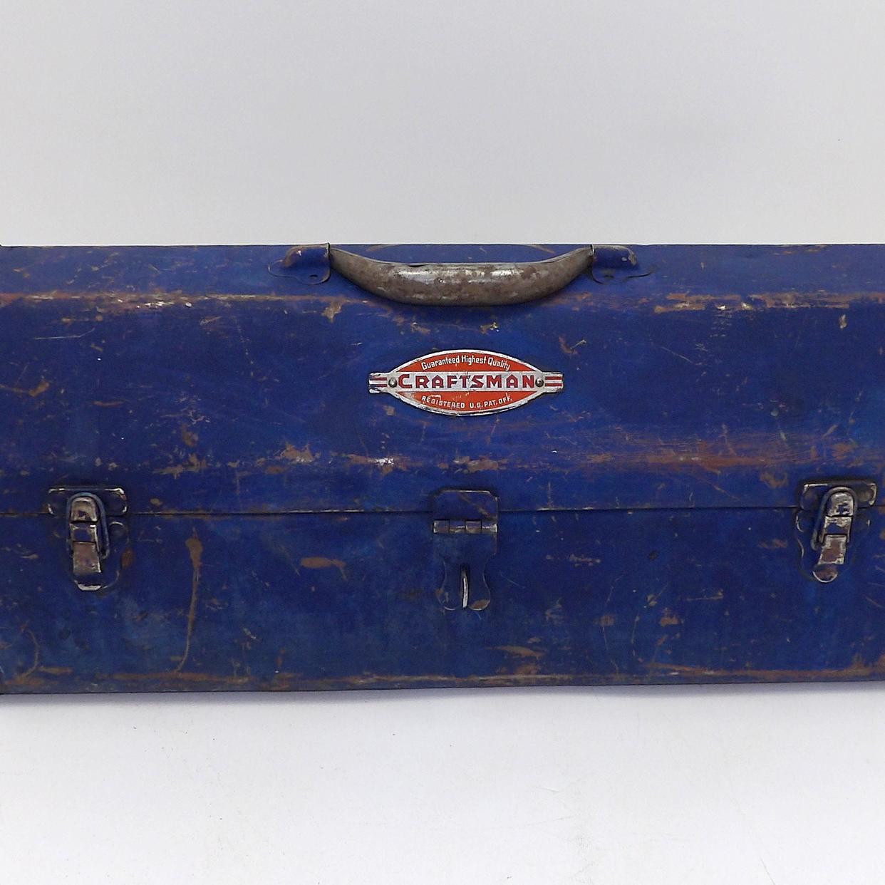 Vintage Craftsman Tool Box Tool Box Old Rusty Making Mid Century Mod