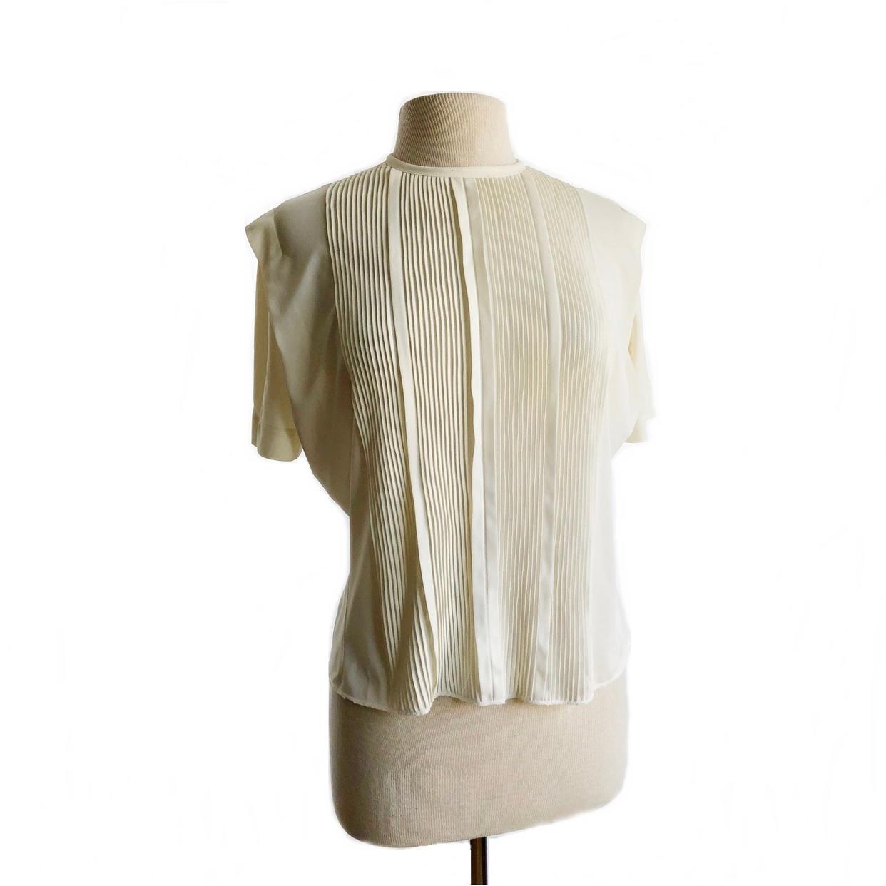 Vintage 50s pleated blouse with micro pleats/ The | Vintagiality ...