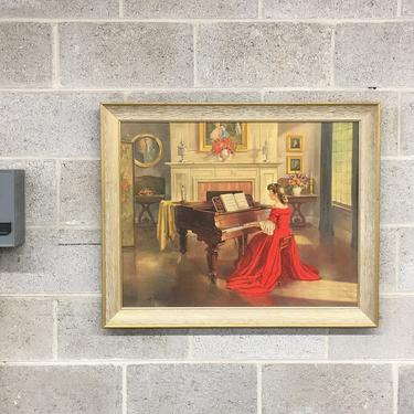 Vintage Antoni Ditlef Print 1960s Retro Size 26x32 | Retrospect Vintage ...