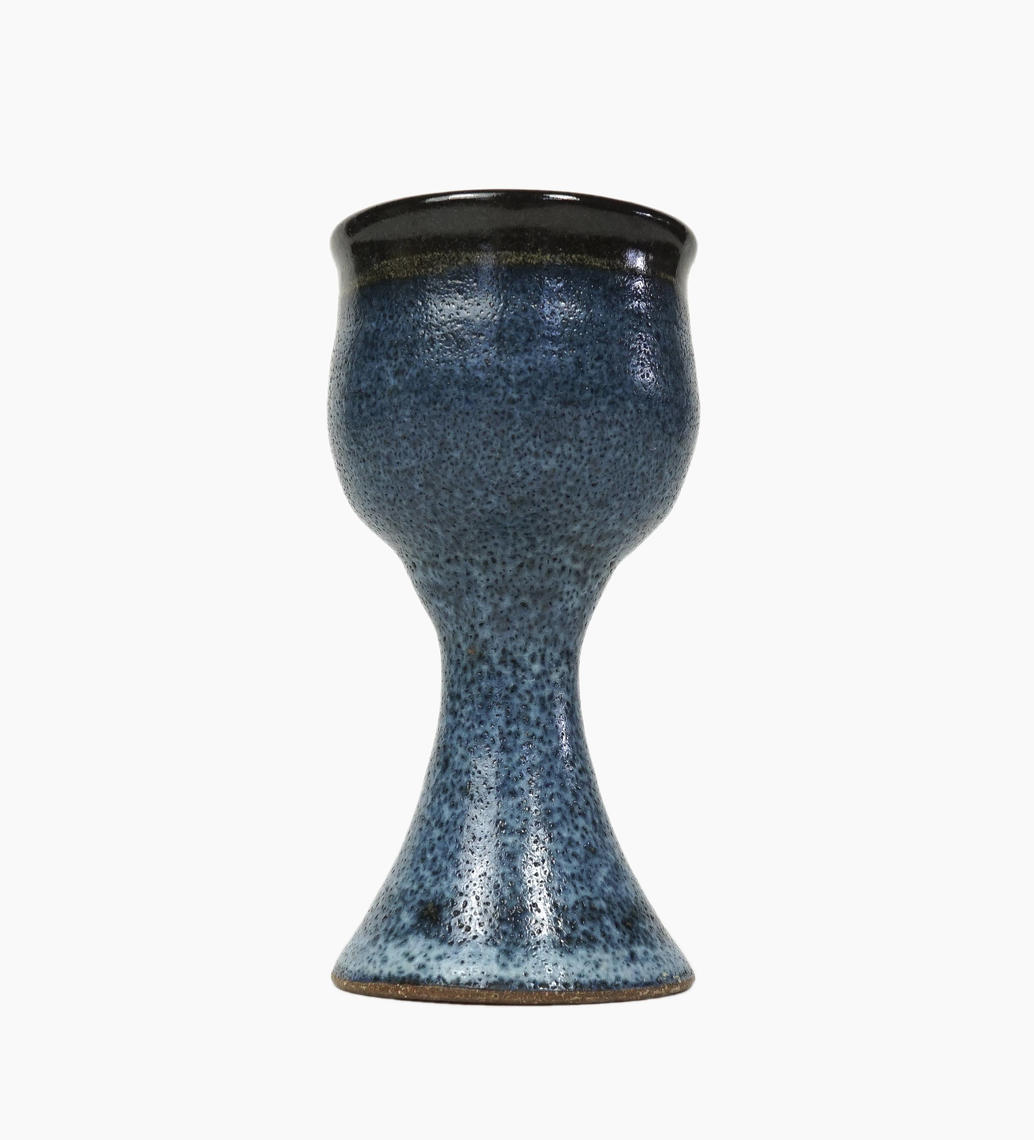 Edna Arnow Vase Stoneware Midwest Pottery Modernist Goblet Ceramic Cup ...