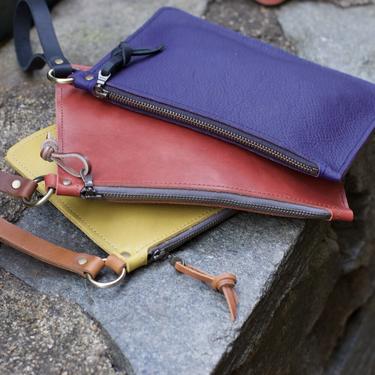 Leather Zipper Clutch, Colors | Stitch & Rivet - Brookland - Washington ...
