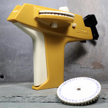 Vintage Dymo Label Maker with Extra Character Flywheel | Bixley ...