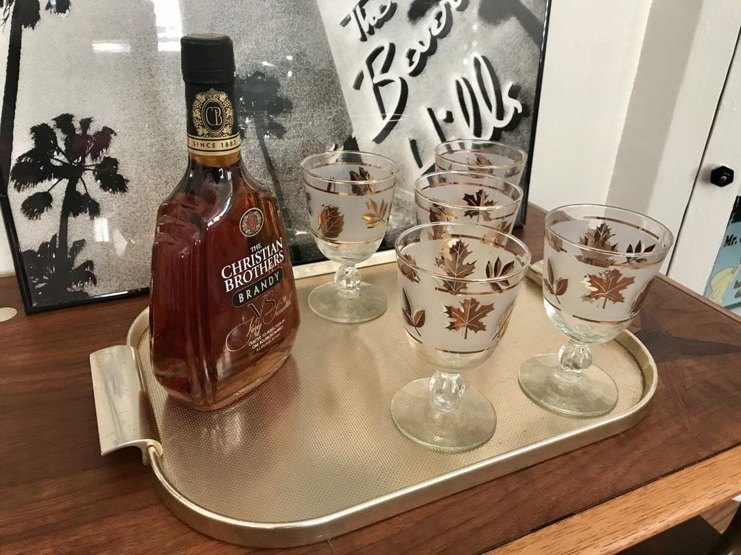 MID CENTURY MODERN Gold Serving Tray (Los Angeles) | House Candy LA ...