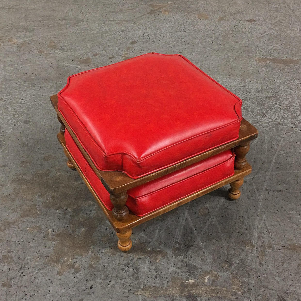 Vintage Ethan Allen Stackable Ottoman Set Retro 1960s | Retrospect ...