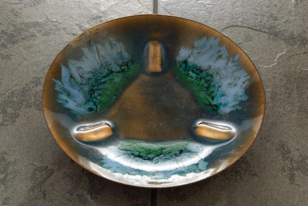 Vintage Edward Star Garfinckel Enamel Bowl | Stifel & Capra | Falls ...