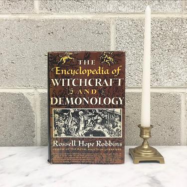 Vintage Encyclopedia of Witchcraft and Demonology Book Retro 1950 ...
