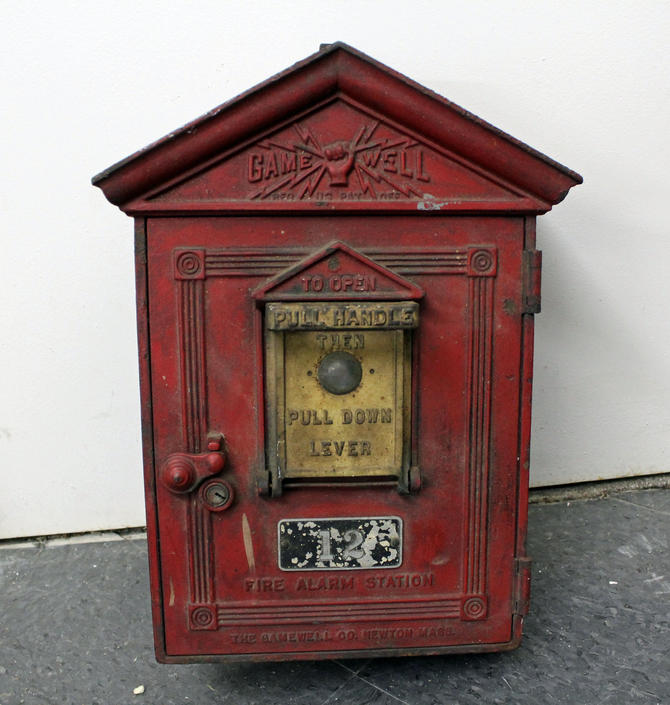 Vintage Gamewell Fire Alarm Box 1940's by AnnexMarketplace from Annex ...