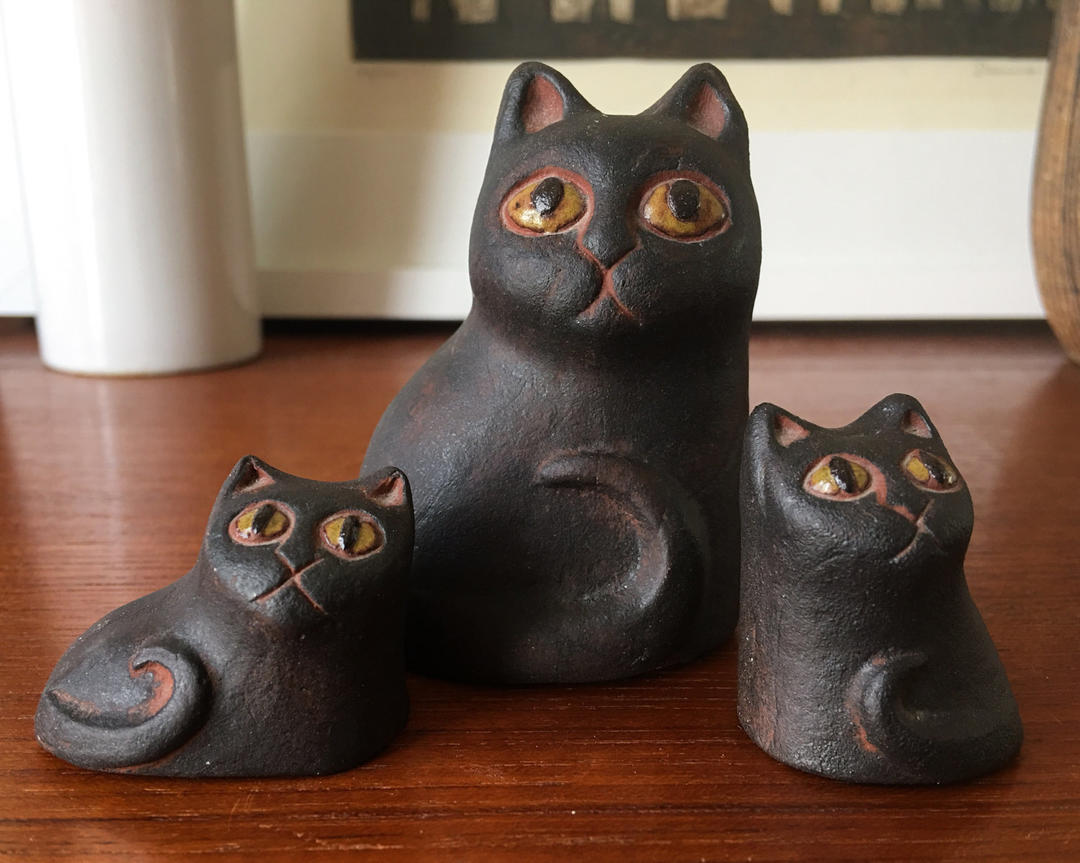 Rare Danmark Kitten family miniatures by Thyssen Keramik Danish ...