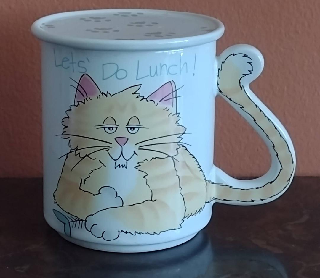 Vintage Mount Clemens Pottery 1990s Japan Lazy Cat Ceramic Tea | Talon ...