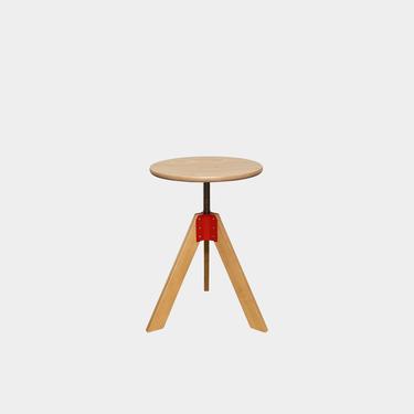 Giotto Wooden Adjustable Stool | Modern Resale | Los Angeles, CA