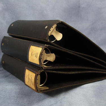Vintage Lot of 2" Black Piano Hinge Binders, Heavy Duty, | Vintage ...