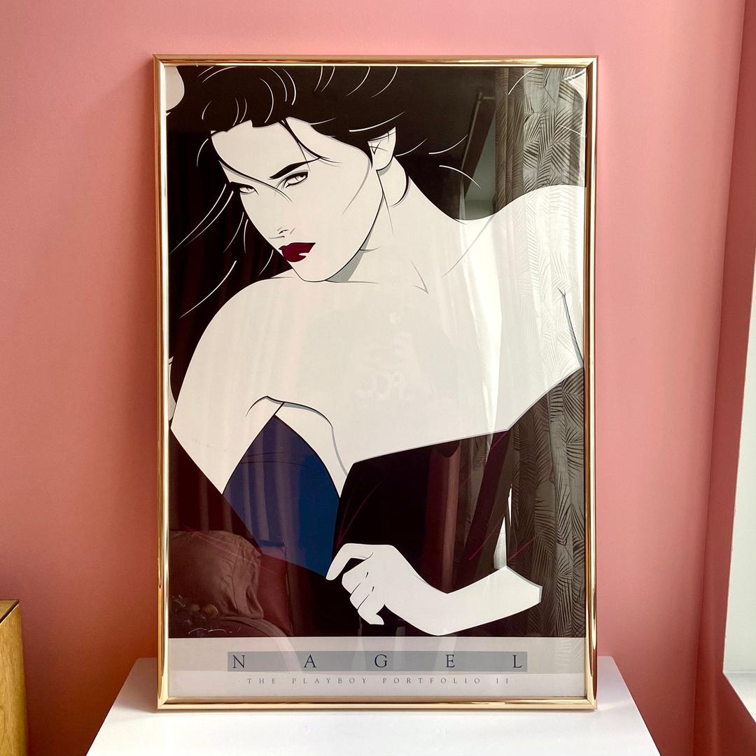 Framed Patrick Nagel Print - Playboy Portfolio II | Barela Vintage ...
