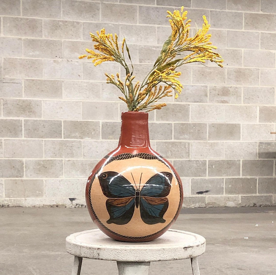 Vintage Clay Pottery Retro 1980s Handmade Nicaragua Glazed Ceramic Clay ...