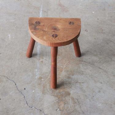Vintage Semi-round Stool | Elsie Green - Concord, CA | ATTIC