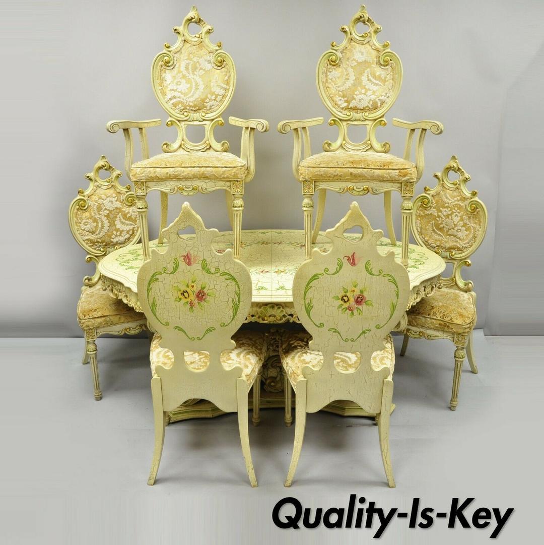 Silik Style Italian Baroque Rococo Dining Room Set by John | Quality is Key | Philadelphia