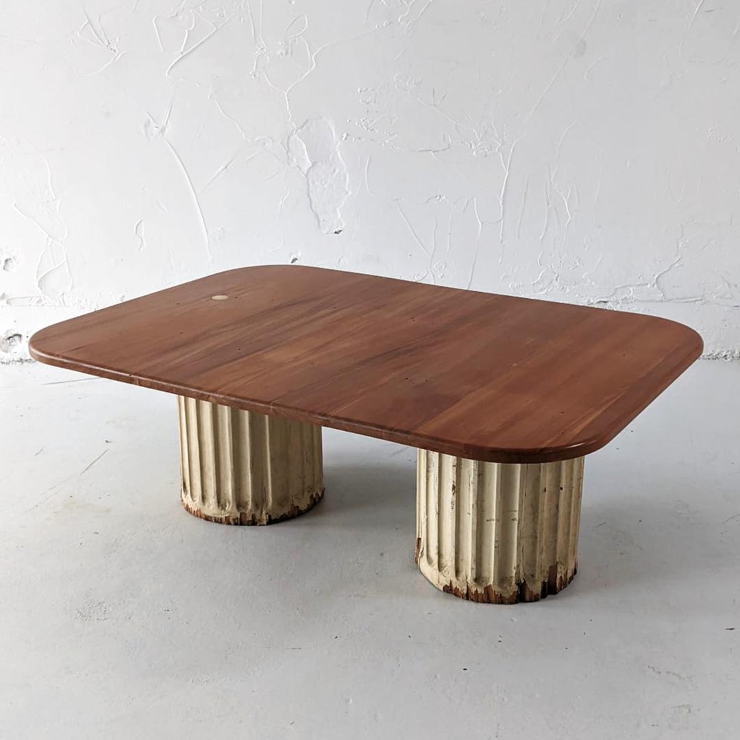 Pill Column Coffee Table | Woodward Throwbacks | Hamtramck, MI