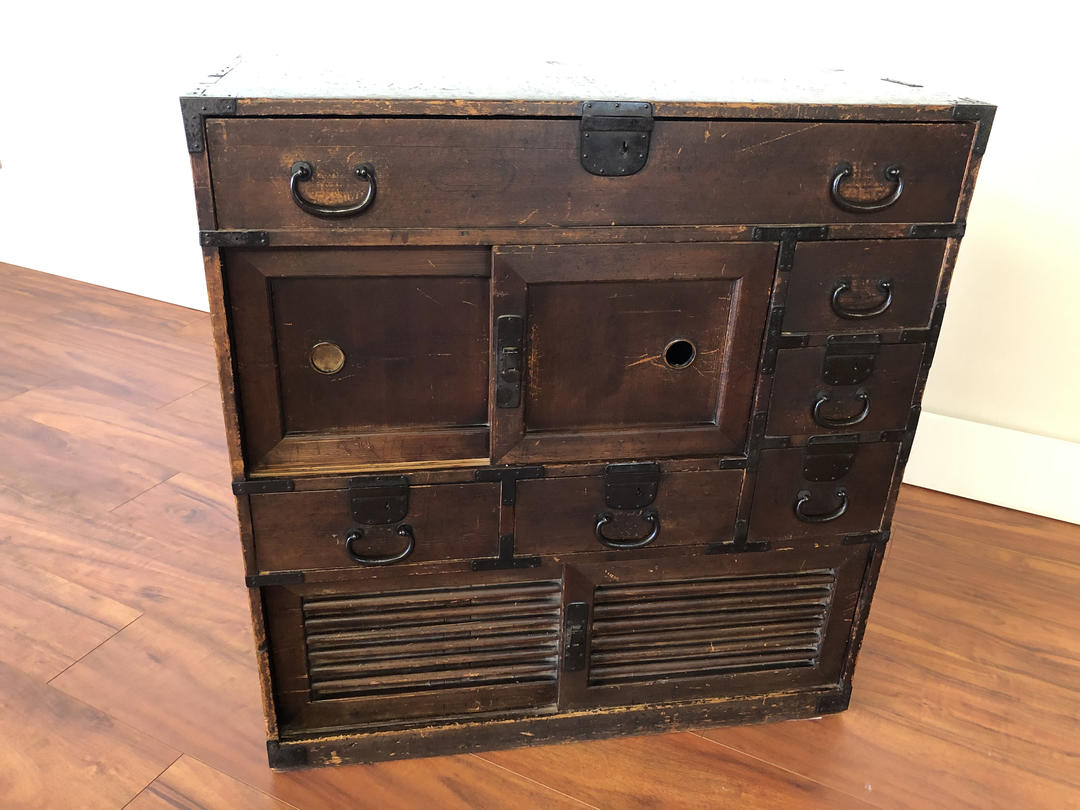 Edo Period Japanese Tansu Chest | Modern to Vintage | Renton, WA