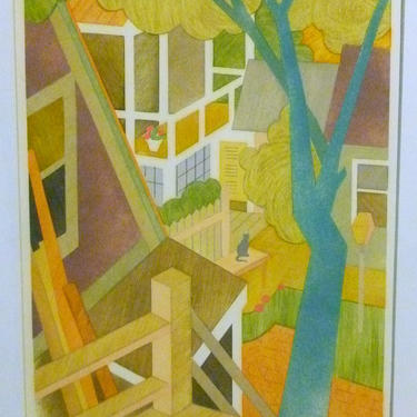 Jerome Rettich Abstract Modern Art Pochoir Painting Print | GR ...