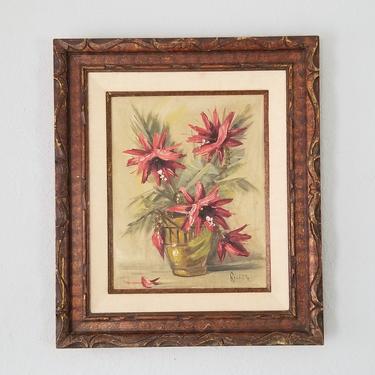 1960s Austrian Artist Leo Ritter Still Life Oil | Miami Vintage Decor ...