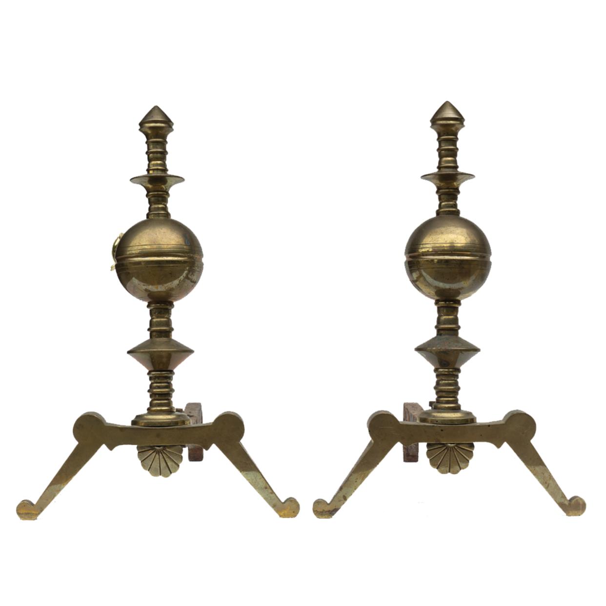Andirons (Pair) | Vintage House Parts and Radiators - Cheverly, MD | ATTIC