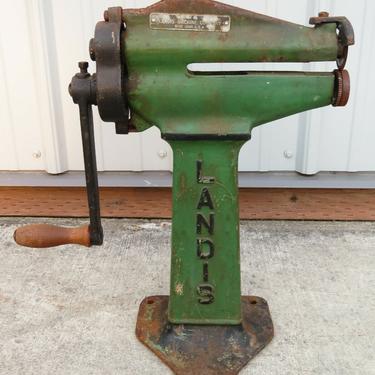 Antique LANDIS LEATHER CUTTER SPLITTER SKIVER SHOE COBBLER | Urban ...