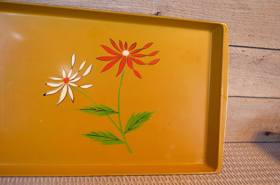 Retro Davar Lacquer Ware Tray, Vintage Serving, Made in Japan, | Tripod ...