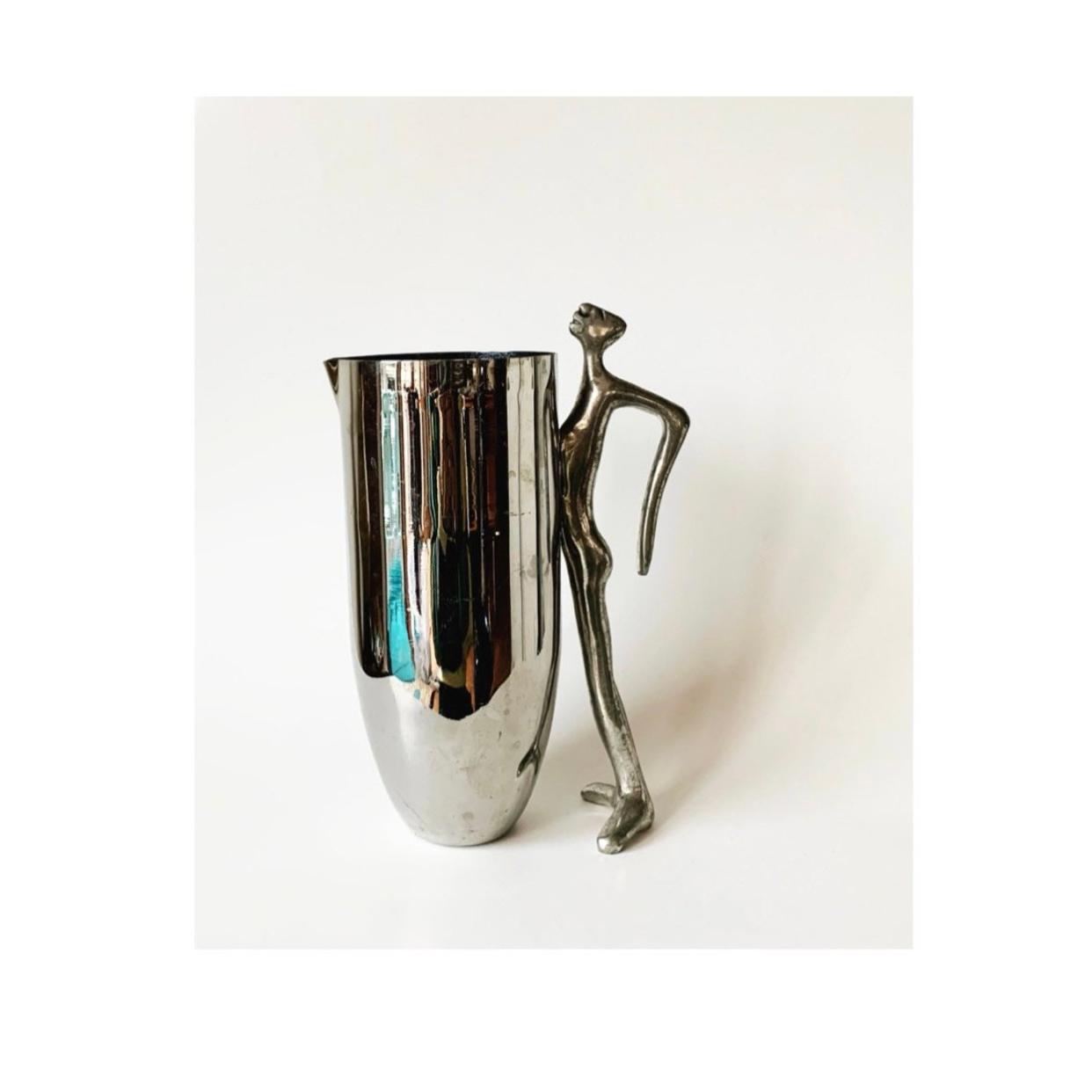 Vintage Carrol Boyes Water Jug - Leaning Man | Sabine Vintage Home ...