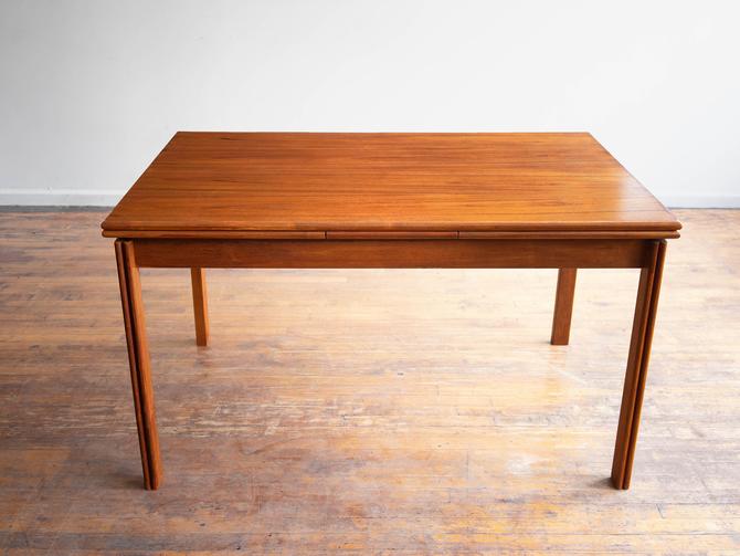 Vintage MCM Expandable Dining Table With Leaf - Danish Dining | Blink ...