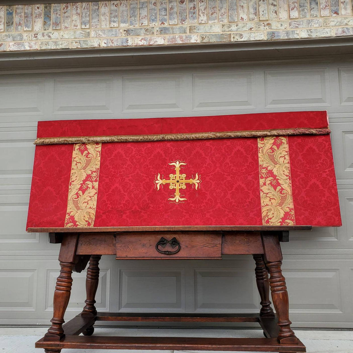 Antique Italian Church Altar Frontal Antependium - Important | Lynx ...