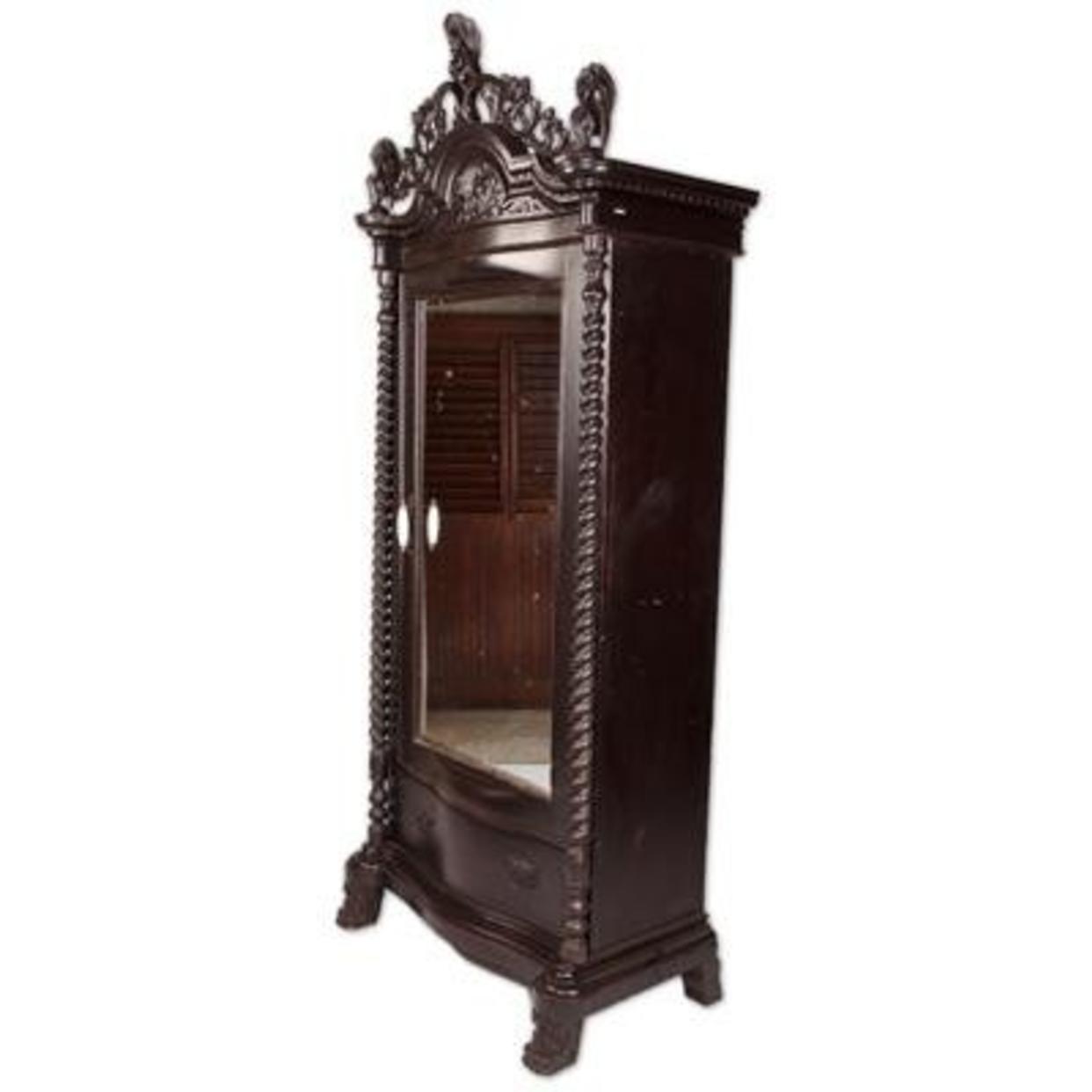 British Colonial Teakwood Armoire | c. 1900 | The Golden Triangle ...
