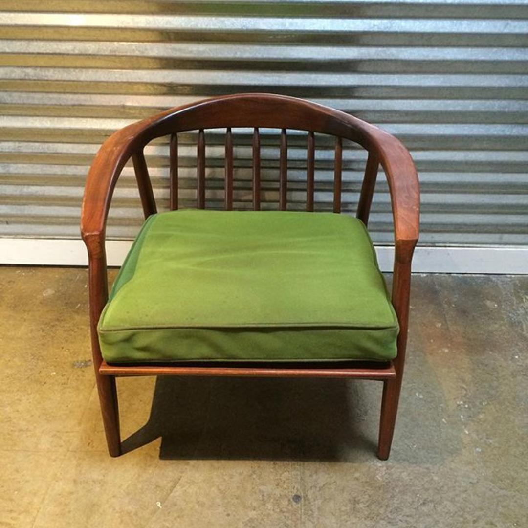 Barrel back midcentury modern low sitting chair | Off the Beaten Track ...