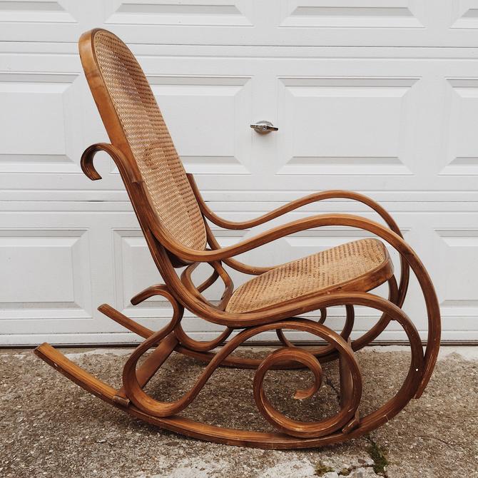 Bentwood Rocker, Bentwood Rocking Chair, Cane Rocker, Cane Chair ...