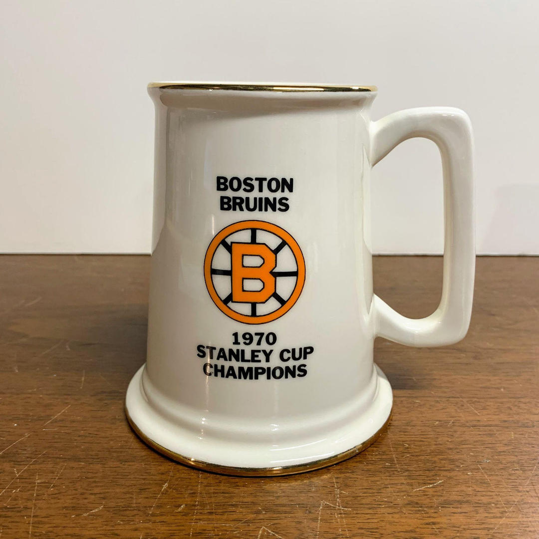 Vintage 1970 Boston Bruins Stanley Cup Beer Stein Mug Made in | Over ...