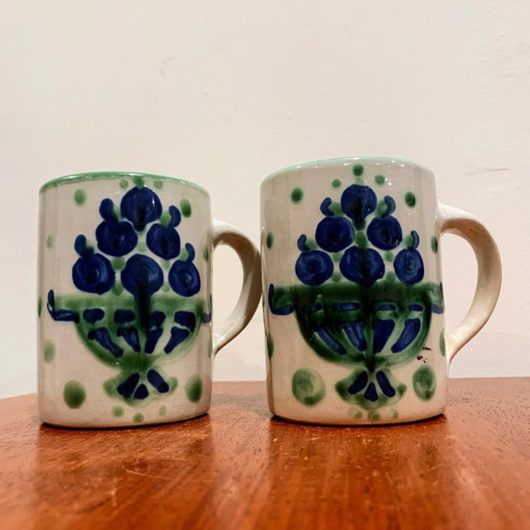 Vintage M.A. Hadley Bouquet Pair of Coffee Mugs | Over the Years ...